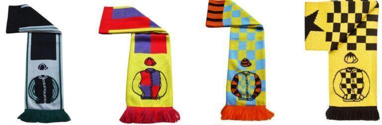 Horse Racing Scarves - Custom Made min order just 1 scarf